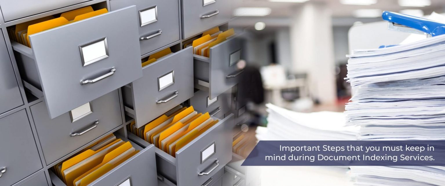 The Important methods while performing Document Indexing Services The Important methods while performing Document Indexing Services